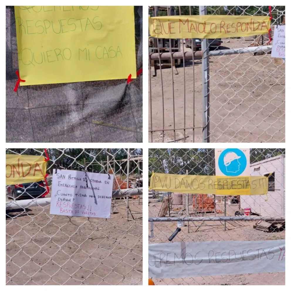 Vecinos De Chañar Protestan Por La Paralización De La Obra De 61