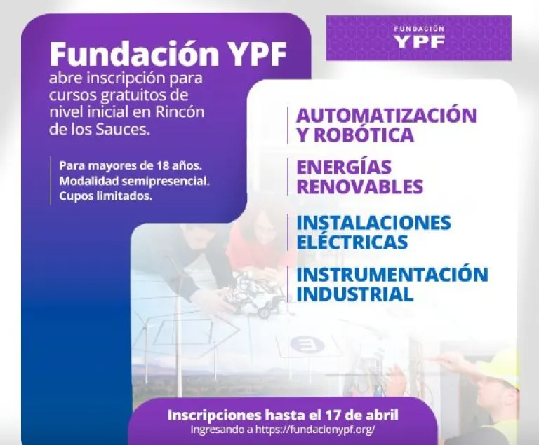 Fundación YPF abrió las inscripciones a varios cursos gratuitos | NoticiasNQN